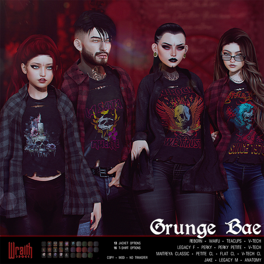 Second Life Marketplace - - wraith - Grunge Bae - {LEGACY PACK}